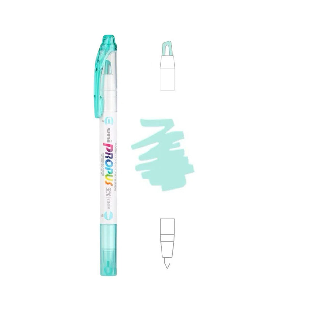 uni Propus Window Double-Sided Highlighter 4.0mm/0.6mm – Goodie Goodie